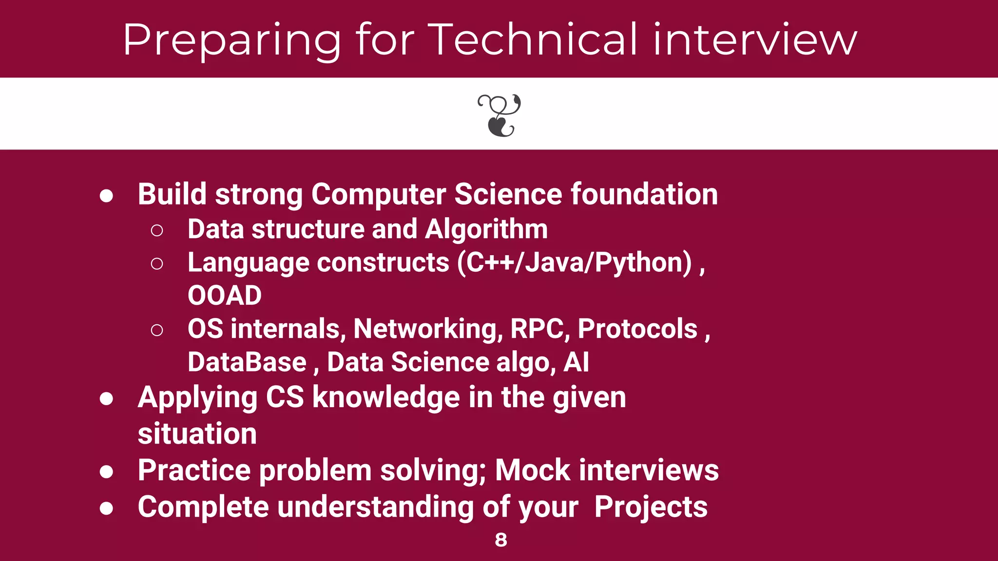 Cracking SDE interview in top companies | PPTX