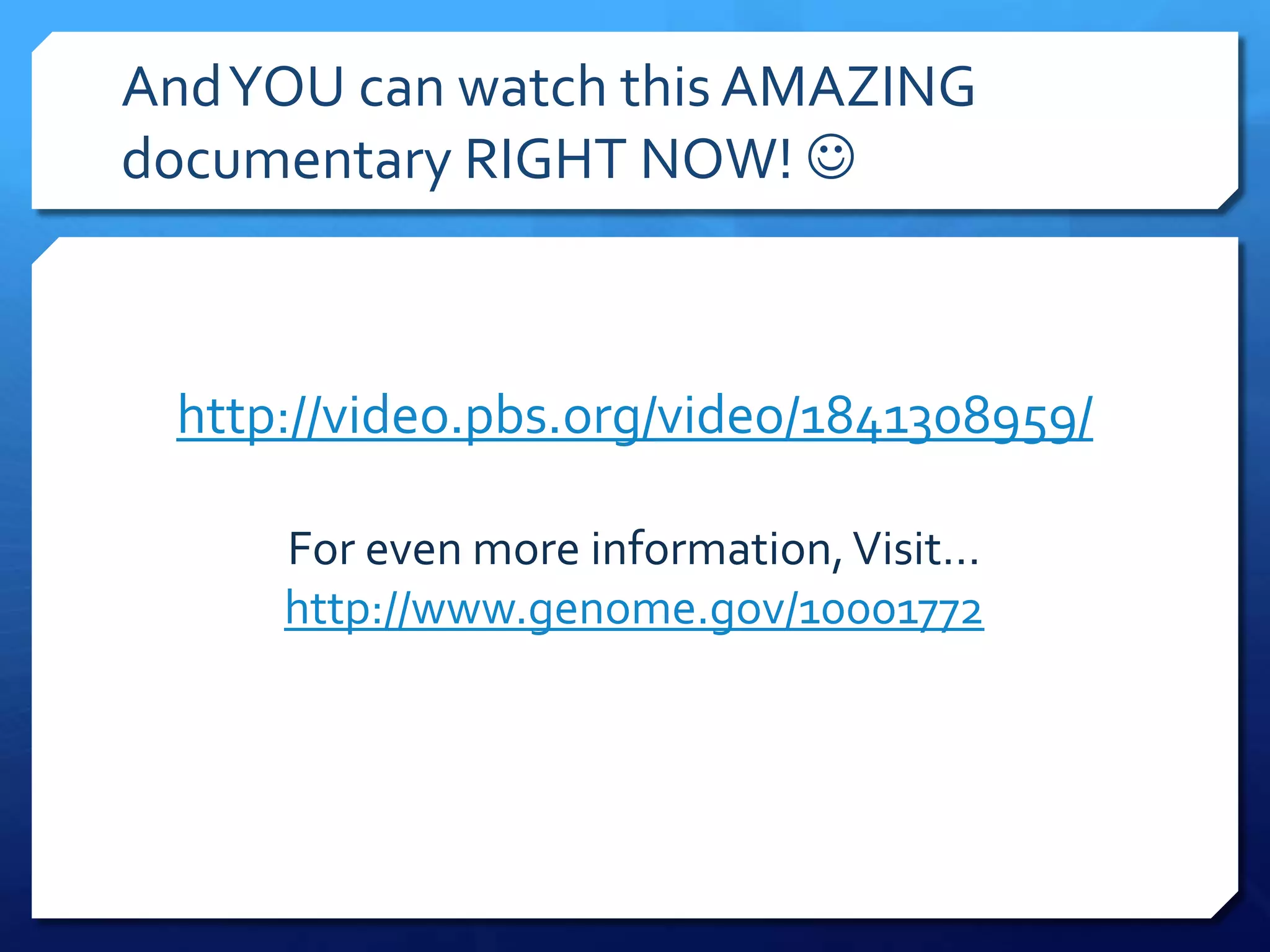 Cracking the code of life | PPT