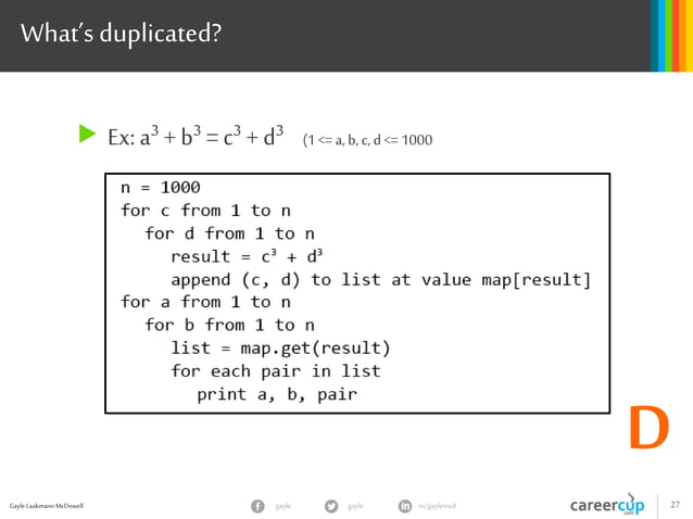 Cracking the Coding Interview - 7 steps - Udacity | PPTX