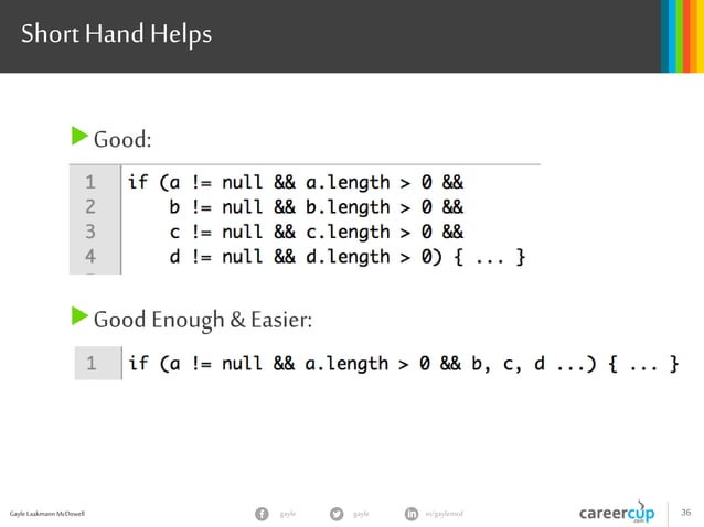 Cracking the Coding Interview - 7 steps - Udacity | PPTX