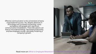 Cracking The Communication Breakdown Code.pptx | Career Advice | Careers