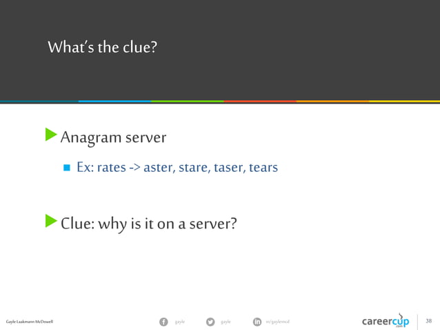 Cracking the Facebook Coding Interview | PPTX