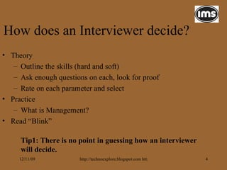 Cracking The Interview | PPT