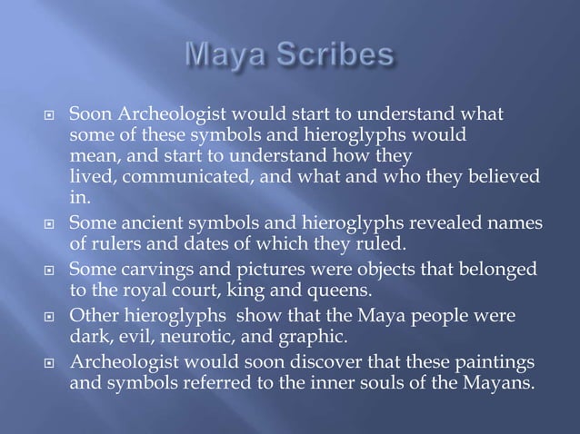 Cracking the maya code | PPT