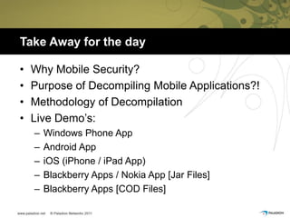 Cracking the mobile application code | PPT