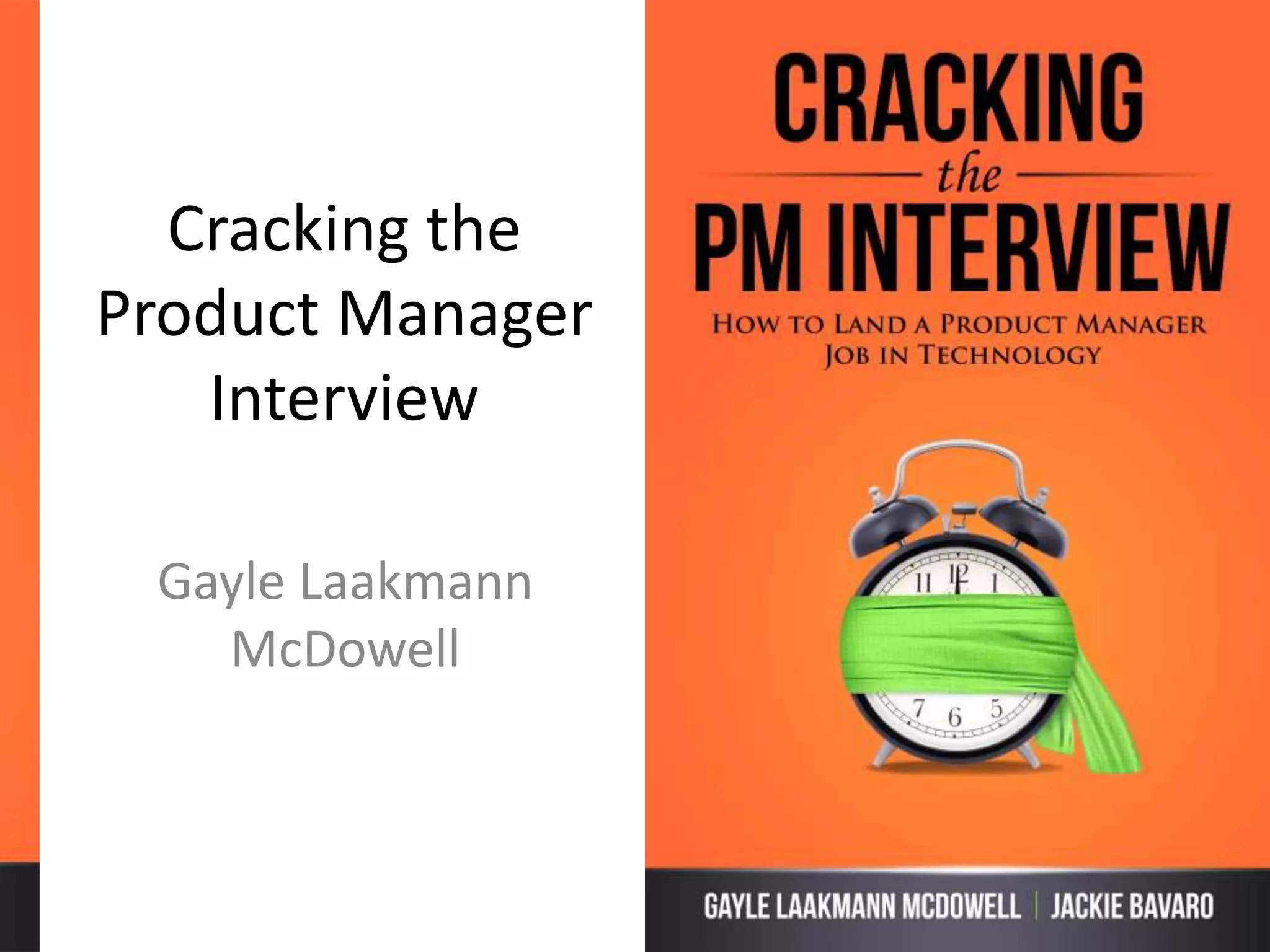 Cracking the Product Manager Interview | PPTX