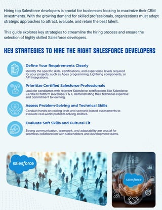 Cracking the Recruitment Code Strategies for Hiring Exceptional Salesforce Developers | PDF