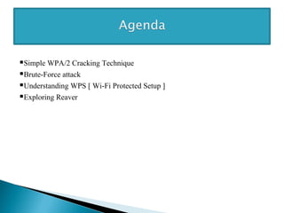 Cracking WPA/WPA2 with Non-Dictionary Attacks | PDF