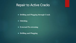 type of Cracks in building and its repair | PPTX