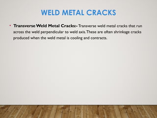 Cracks in-welds | PPT