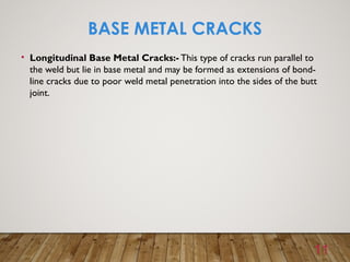Cracks in-welds | PPT