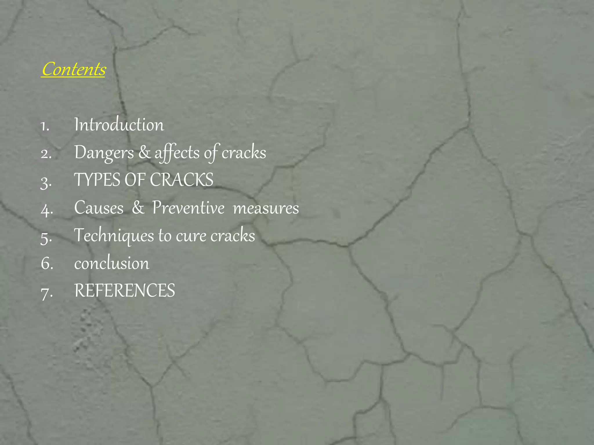 Cracks in Buildings | PPTX