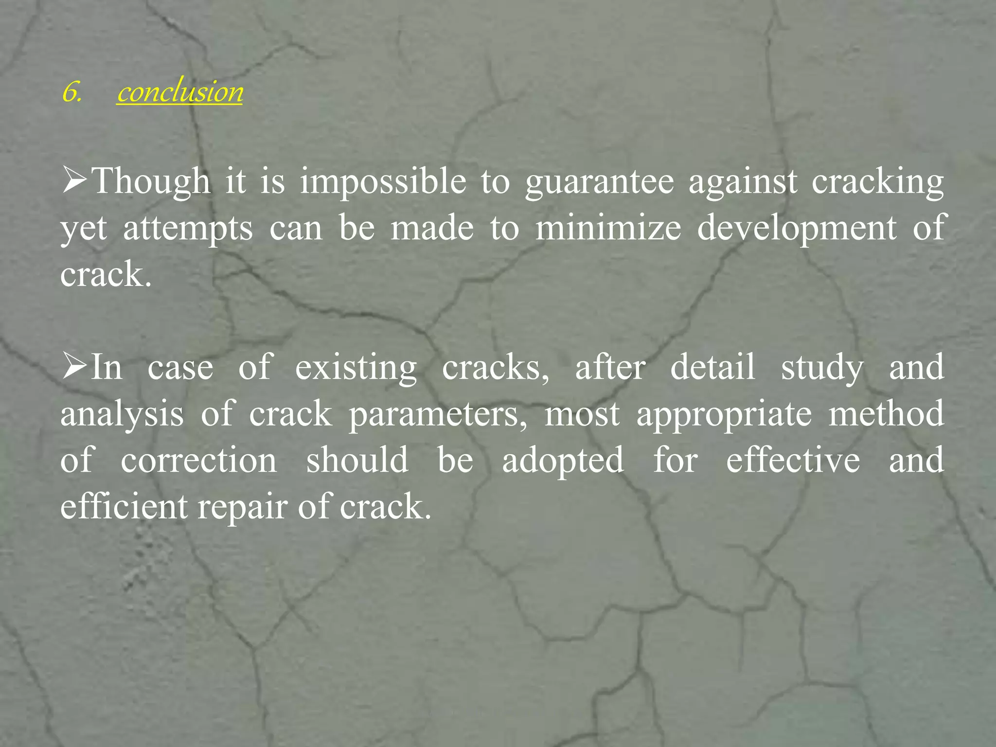 Cracks in Buildings | PPTX