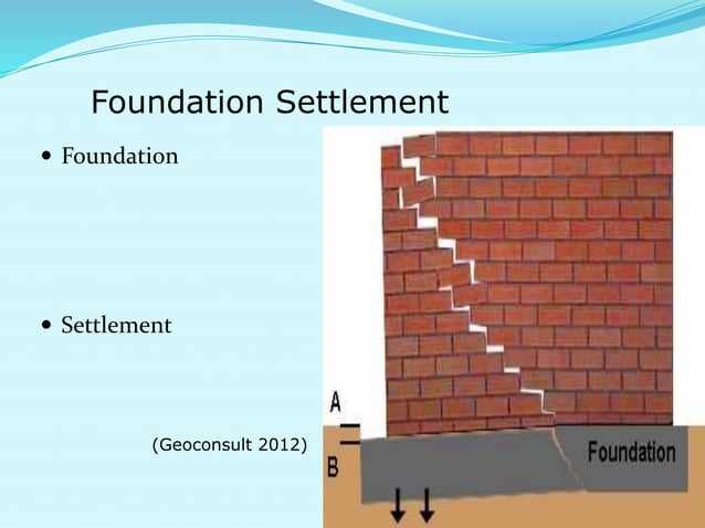 Cracks in structures due to foundation settlement | PPTX