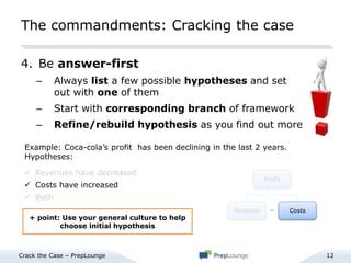 Case Interview Prep - Crack the Case Workshop | PPTX