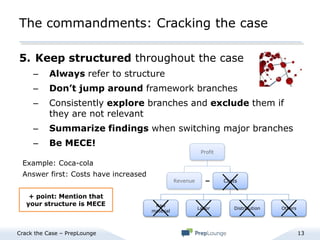 Case Interview Prep - Crack the Case Workshop | PPTX