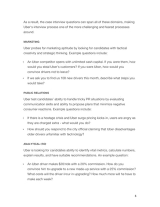 Uber Interview Questions and Process: How to Pass Easily | PDF