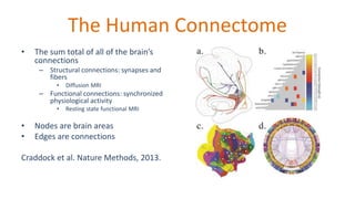 Open science resources for `Big Data' Analyses of the human connectome | PPTX