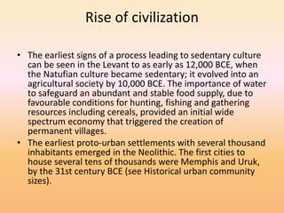 Cradle of civilizations | PPTX