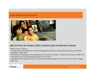 Atanas Politov: Legal voluntarism as the cradle of pro bono | PPT