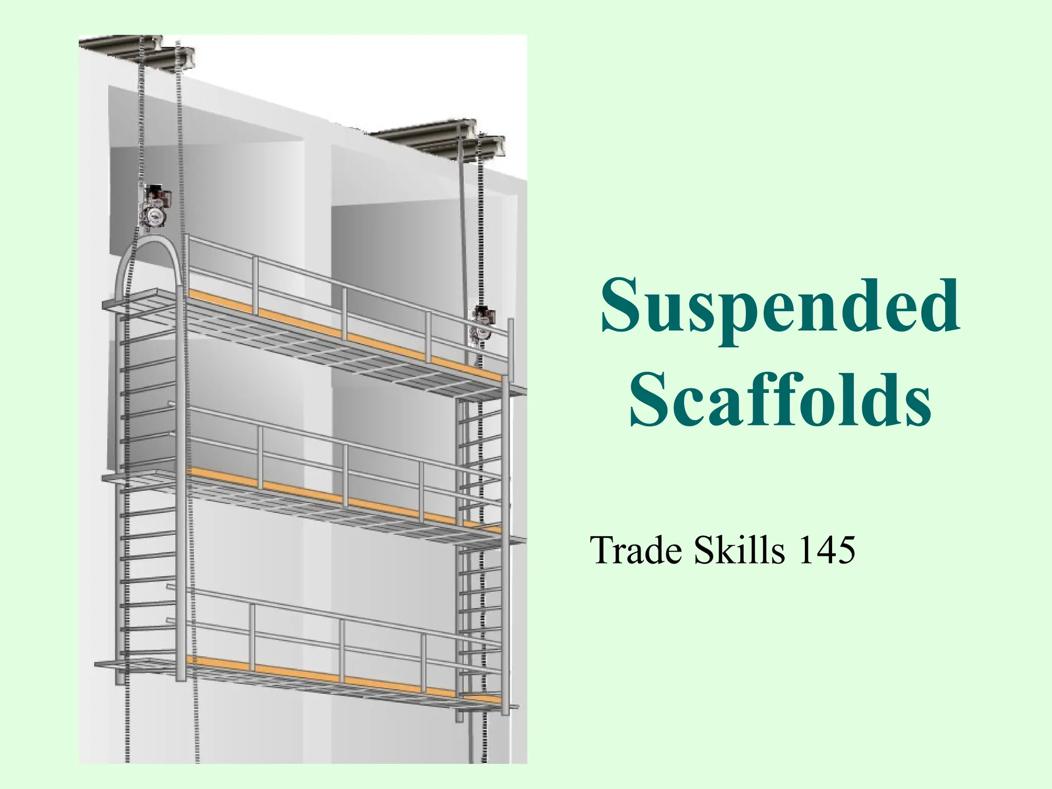 Cradle Operator training for working at height | PPT