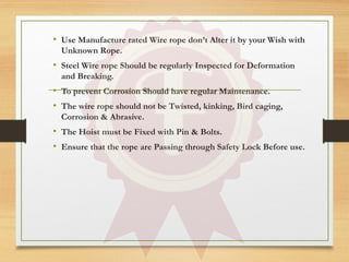 Cradle Operator Safety Training ppt .ppt