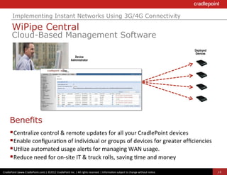 Speed to Deployment: Implement Instant and Pop-up Networks Using ...