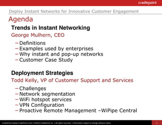 Speed to Deployment: Implement Instant and Pop-up Networks Using ...
