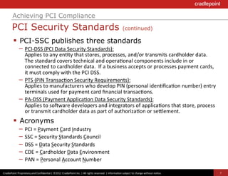11 Strategies to Deploy PCI Compliant Networks | PPT