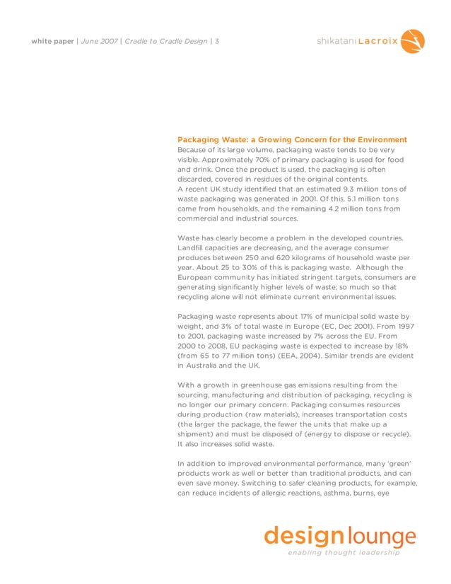 Cradle to Cradle Design | PDF