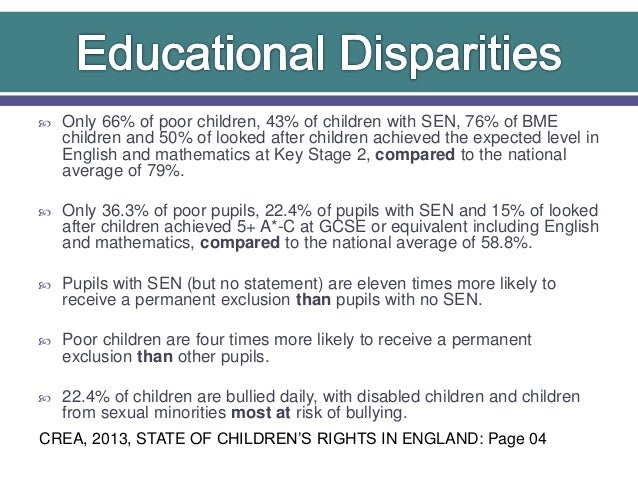 Crae (2013) the state of children's rights
