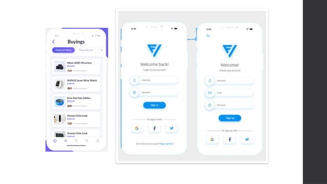 creating User interface in mobile and app dev | PPT