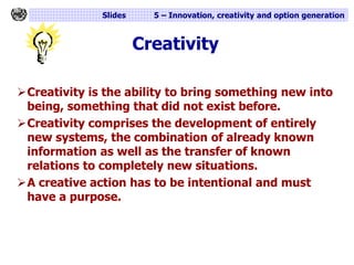 Creativity in Management and leadership style.ppt