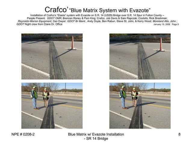 Crafco "Blue Matrix System" with Evazote | PPT