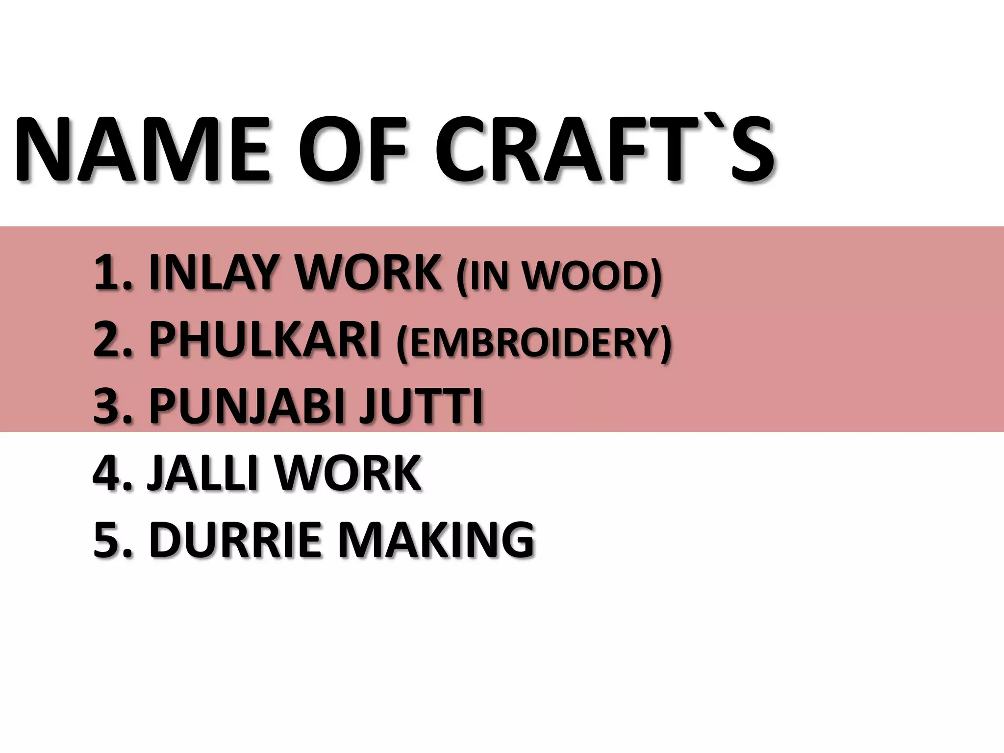 Craft documentation | PPTX