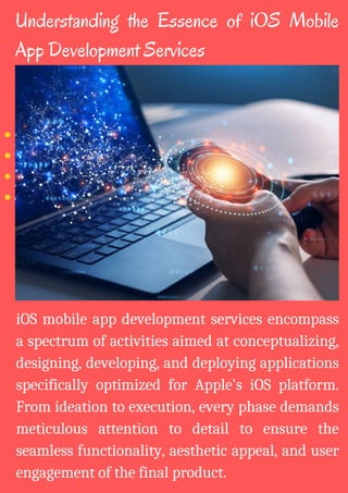 Crafting Excellence: A Comprehensive Guide to iOS Mobile App Development Services | PDF