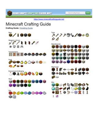 Crafting guide | PDF
