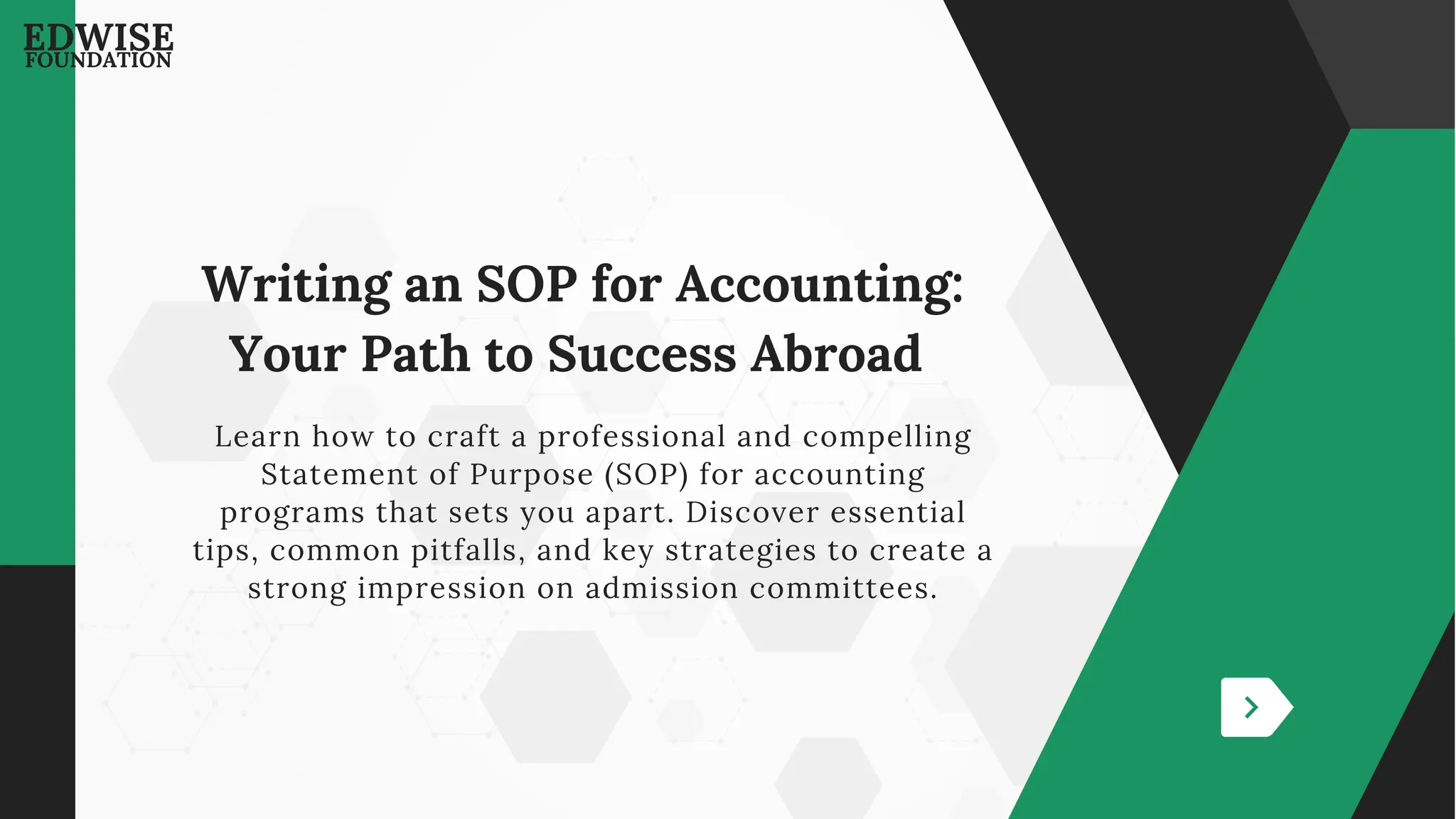 Crafting an Exceptional SOP for Accounting: A Step-by-Step Guide | PDF