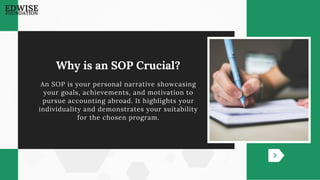 Crafting an Exceptional SOP for Accounting: A Step-by-Step Guide | PPT