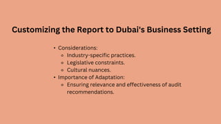 Crafting an Internal Audit Report in Dubai, UAE.pptx