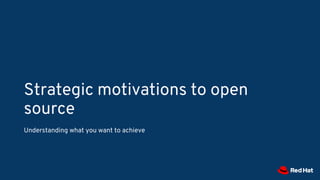 Crafting an Open Source Product Strategy | PPT