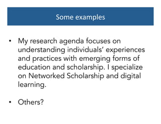 Crafting a research agenda | PDF