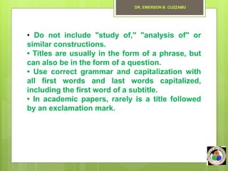 CRAFTING A RESEARCH TITLE.pptx