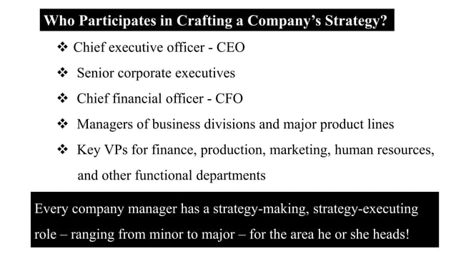 Crafting a Strategy-SM-MBA | PPTX | Business Administration | Business