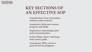 Crafting a Winning SOP for USA Study Visa: A Step-by-Step Guide. | PPT