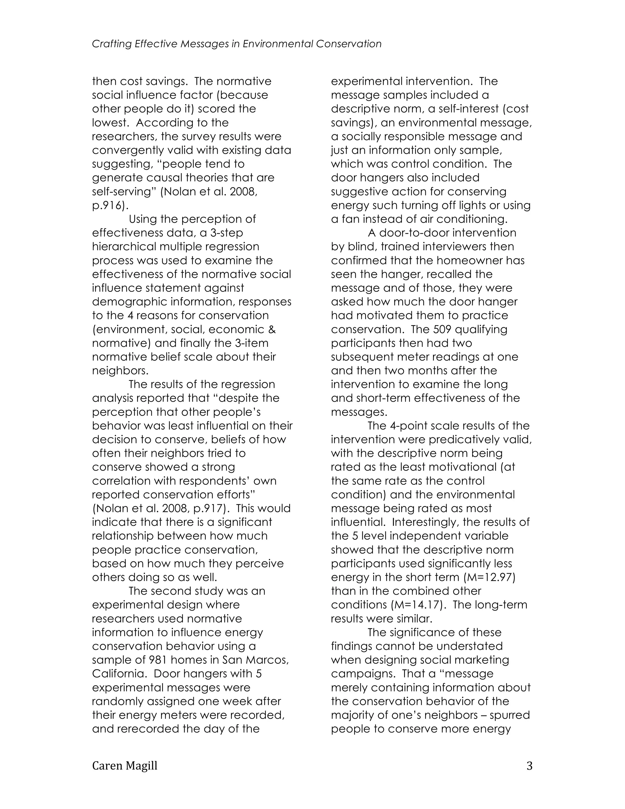 Crafting effective messages for environmental conservation | PDF