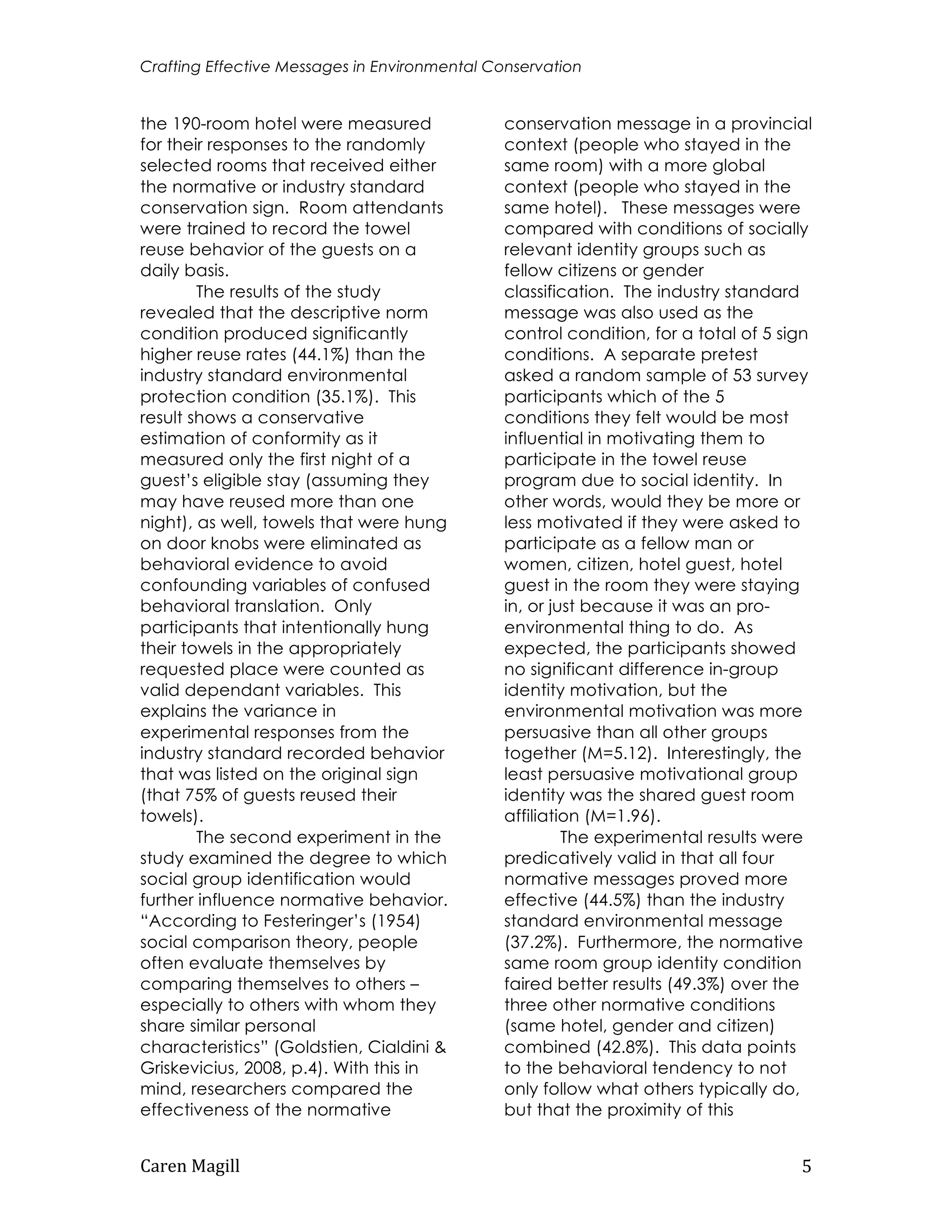 Crafting effective messages for environmental conservation | PDF