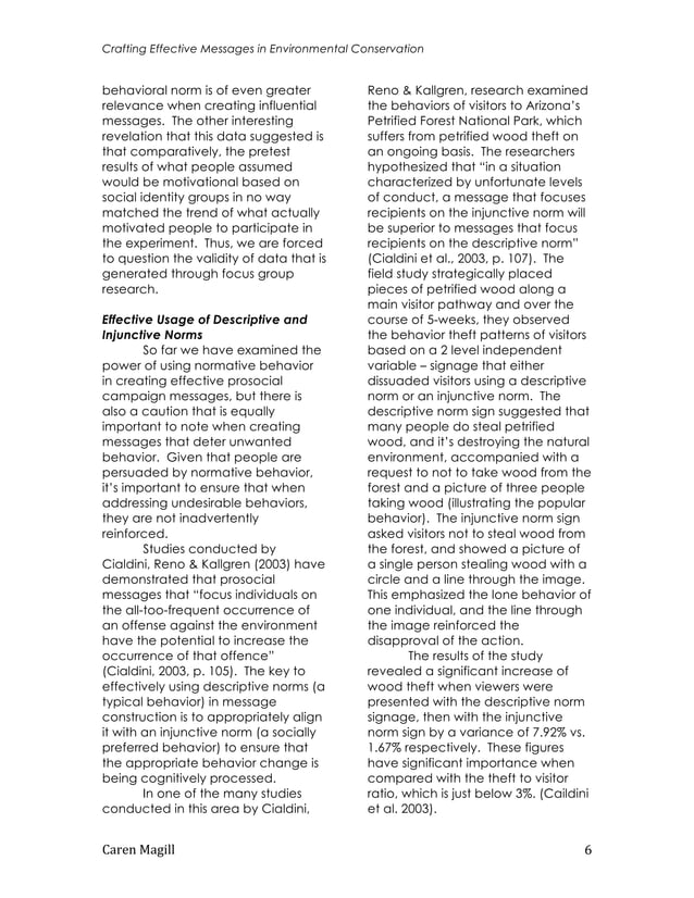 Crafting effective messages for environmental conservation | PDF