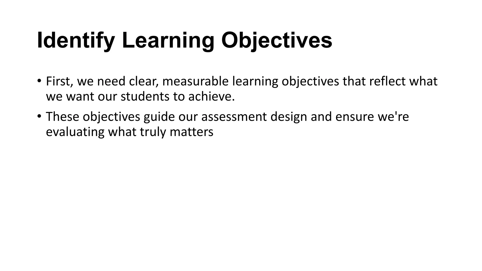 Crafting Effective Tables Of Specifications Tos Pptx