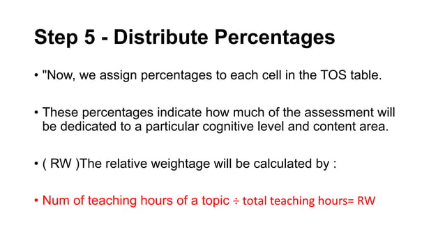 Crafting Effective Tables of Specifications (TOS).pptx